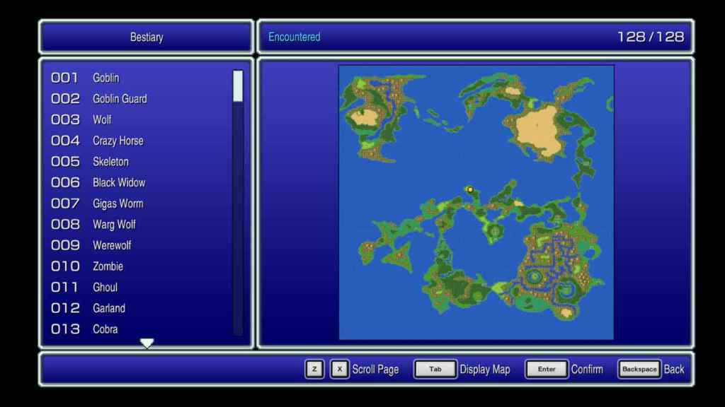 Final Fantasy 1 Pixel Remaster Bestiary & locations | Pro Game Guides
