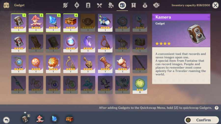 How to use the Gadget Quick Swap shortcut in Genshin Impact | Pro Game ...