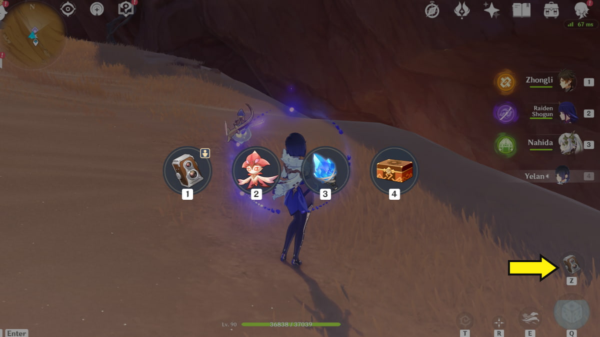 How to use the Gadget Quick Swap shortcut in Genshin Impact | Pro Game ...