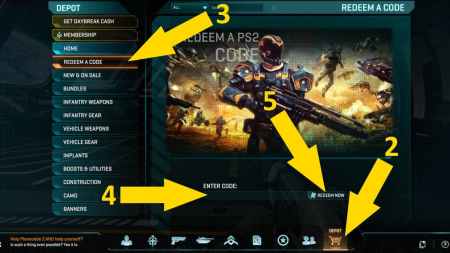 PlanetSide 2 Codes | Pro Game Guides