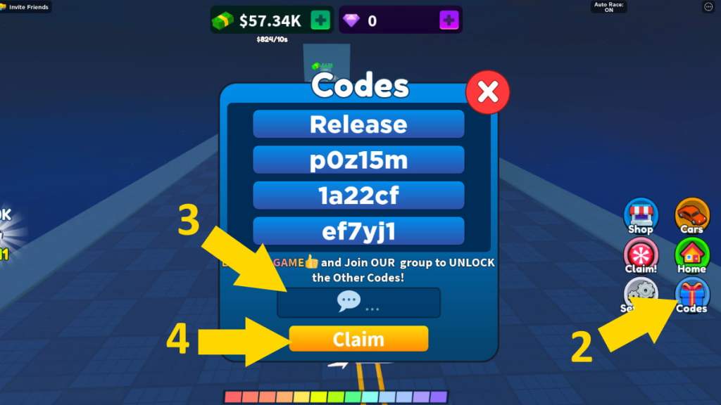 Merge Race Simulator Codes | Pro Game Guides