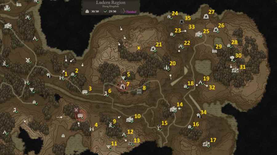 Wartales – Full Ludern Region Map & Locations Guide | Pro Game Guides
