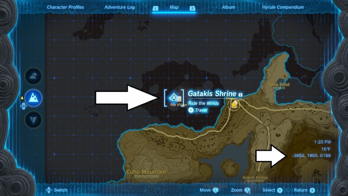 How to clear Gatakis Shrine (Ride the Winds) in Zelda TotK (Tears of ...