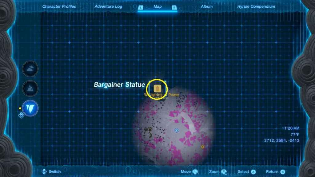 All Bargainer Statue Locations (Map) in Zelda TotK (Tears of the ...