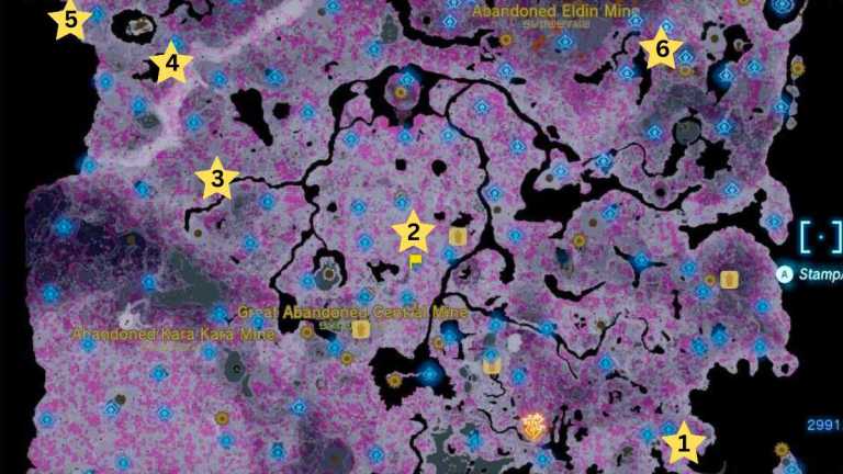 Battle Talus Locations (Map) in Zelda TotK (Tears of the Kingdom) | Pro ...