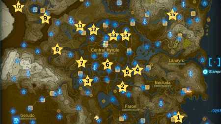 Battle Talus Locations (Map) in Zelda TotK (Tears of the Kingdom) | Pro ...