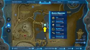 TotK Device Dispenser Locations (Map) & Items in Zelda Tears of the ...
