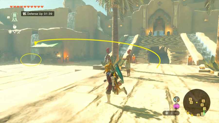 How to enter the Secret Club in Gerudo Town in Zelda Tears of the ...