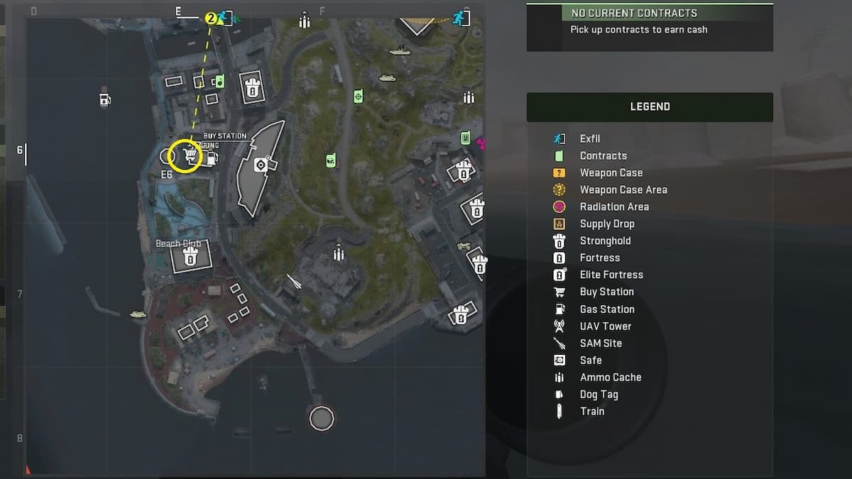DMZ Beach Club Dead Drop Map Location | Pro Game Guides