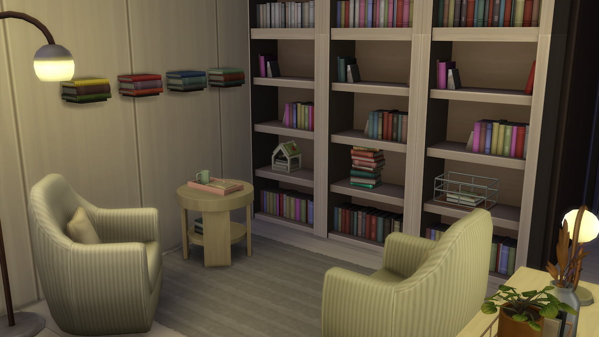 Everything Included in Book Nook Kit in Sims 4 | Pro Game Guides