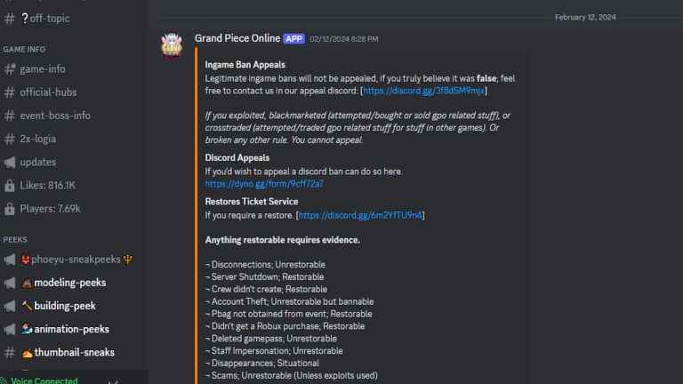 Grand Piece Online (GPO) Discord, Trello, and Twitter Links | Pro Game ...