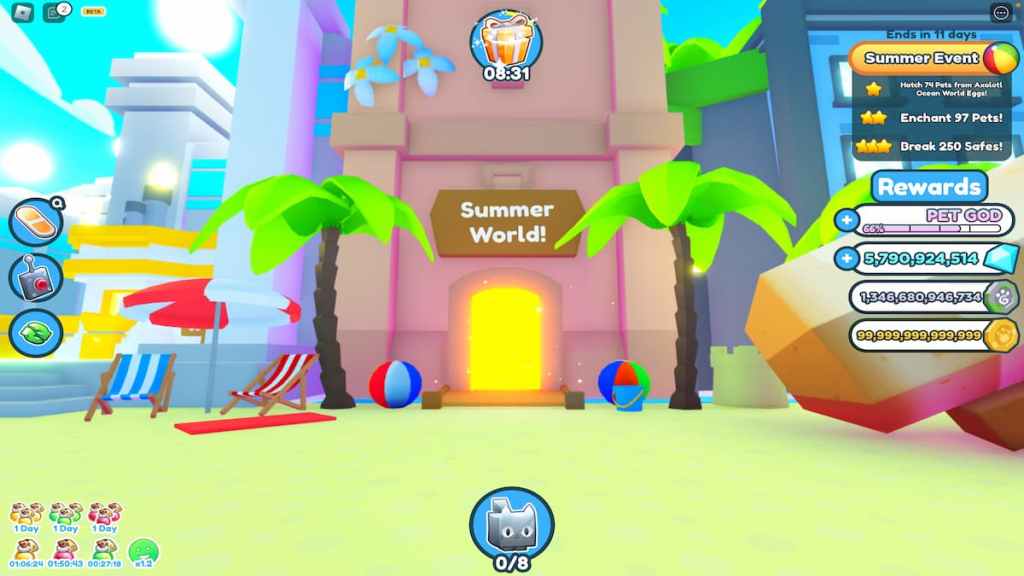 Where is Summer World in Pet Simulator X? - Roblox | Pro Game Guides