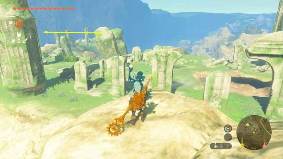How to find the Ancient Columns cave location in Zelda TOTK (Tears of ...