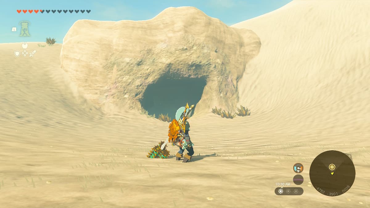 Where to find the Gerduo Great Skeleton in TOTK - Zelda Tears of the ...