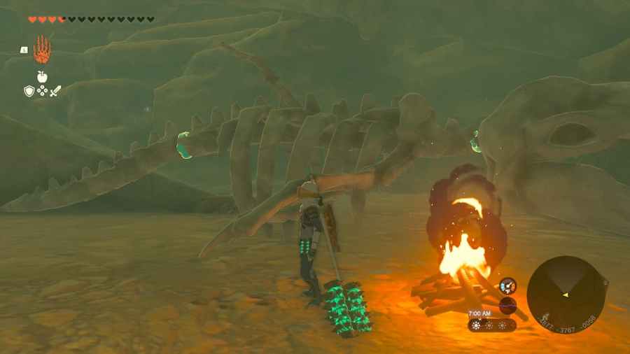 Where to find the Gerduo Great Skeleton in TOTK - Zelda Tears of the ...