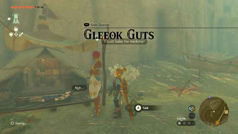 Gleeok Guts Side Quest Walkthrough - Zelda Tears of the Kingdom (TOTK ...