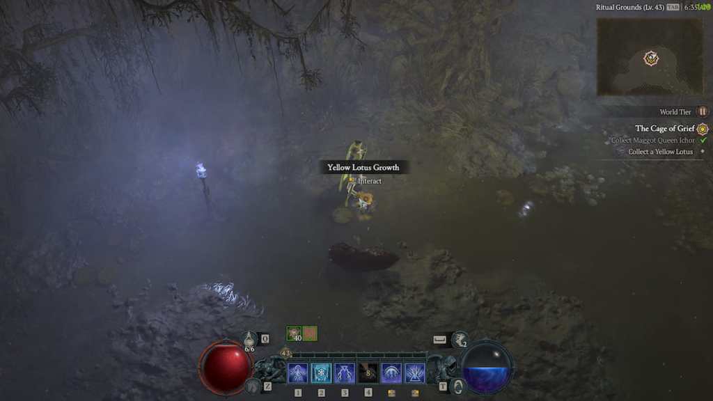 How to get Queen Maggot Ichor & Yellow Lotus in Diablo 4 (The Cage of ...