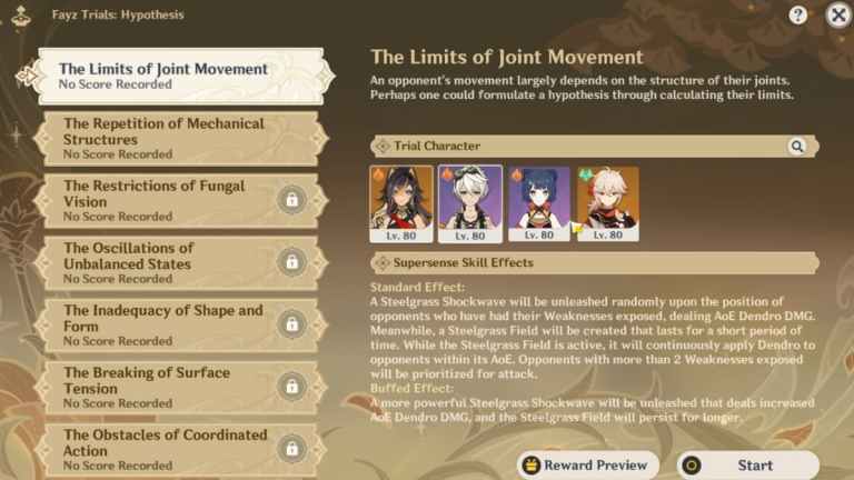 Genshin Impact Fayz Trials Hypothesis event guide | Pro Game Guides