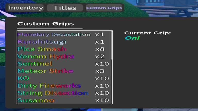 All Custom Grips and How to get them in Grand Piece Online | Pro Game ...