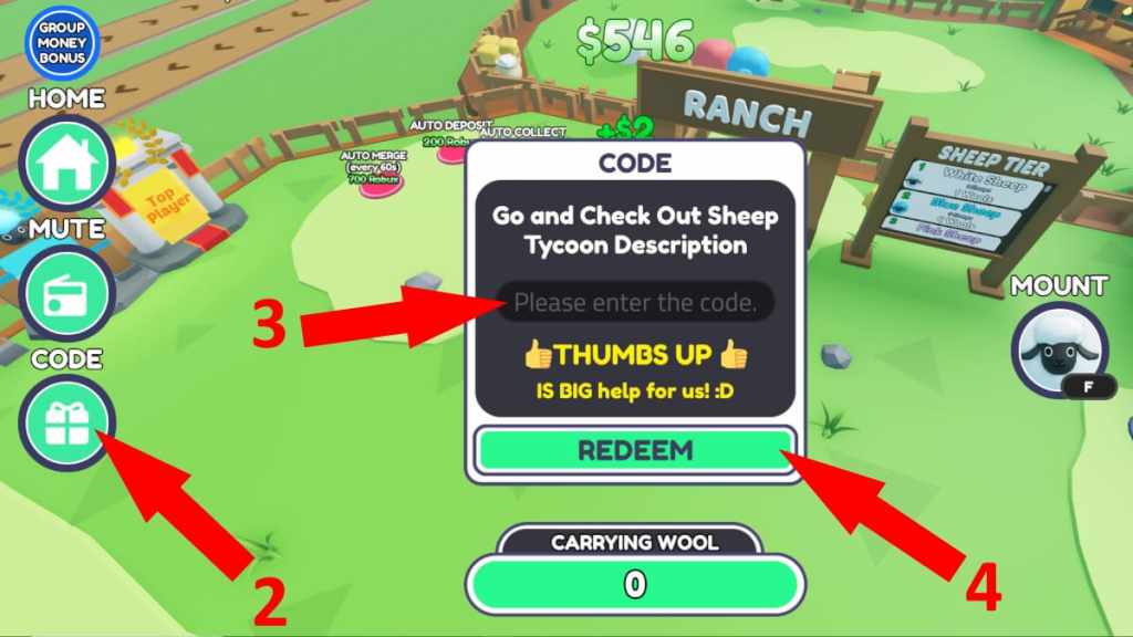 Sheep Tycoon Codes | Pro Game Guides
