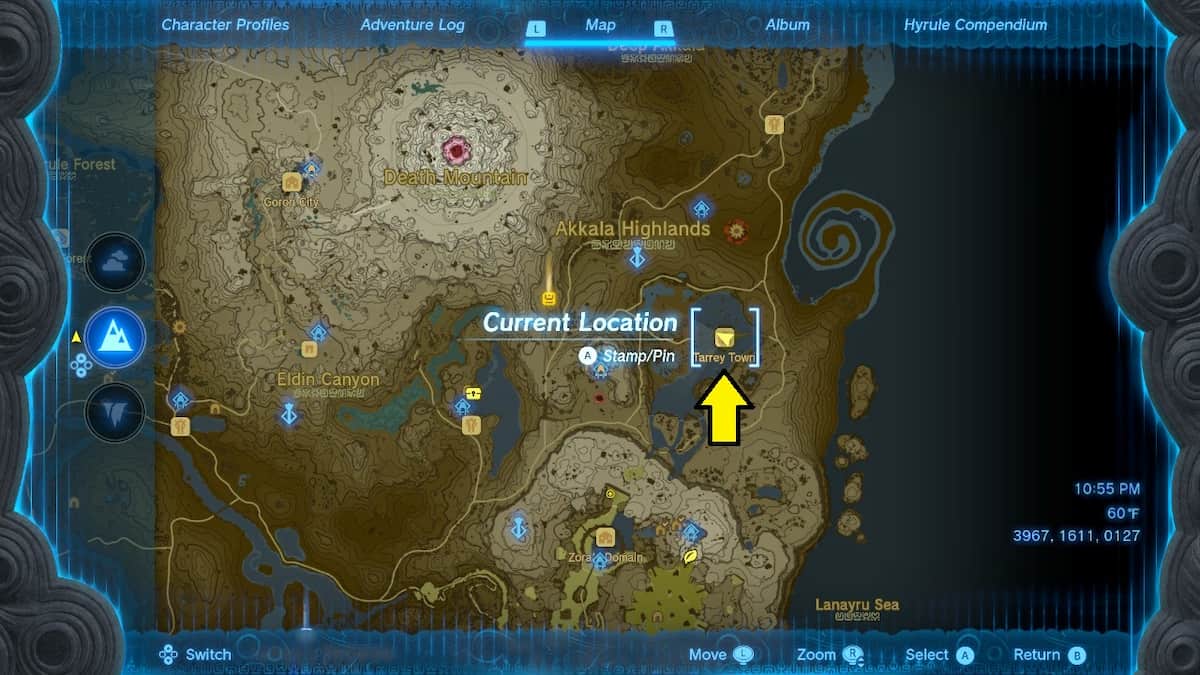 All Goddess Statue Locations (Map) in TotK (Zelda Tears of the Kingdom ...