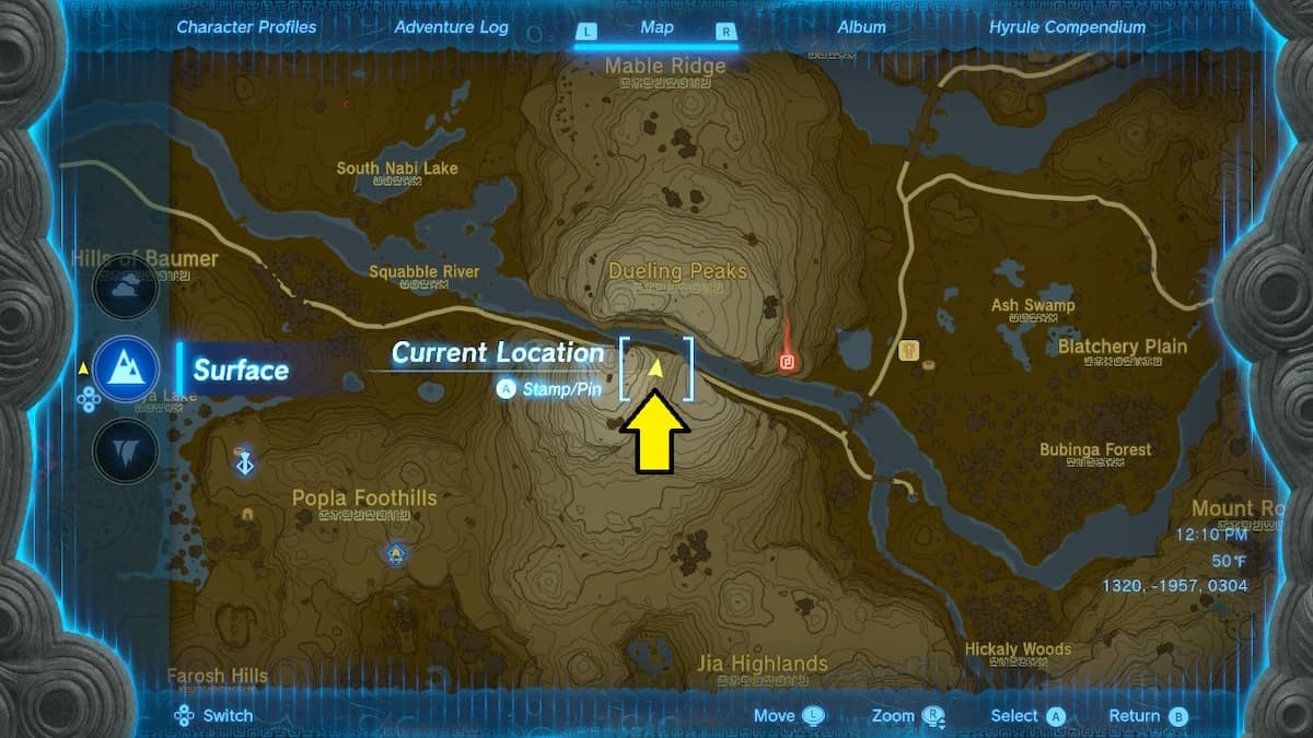 Zelda TotK - How to find and help Penn at Dueling Peaks Stable in Tears ...