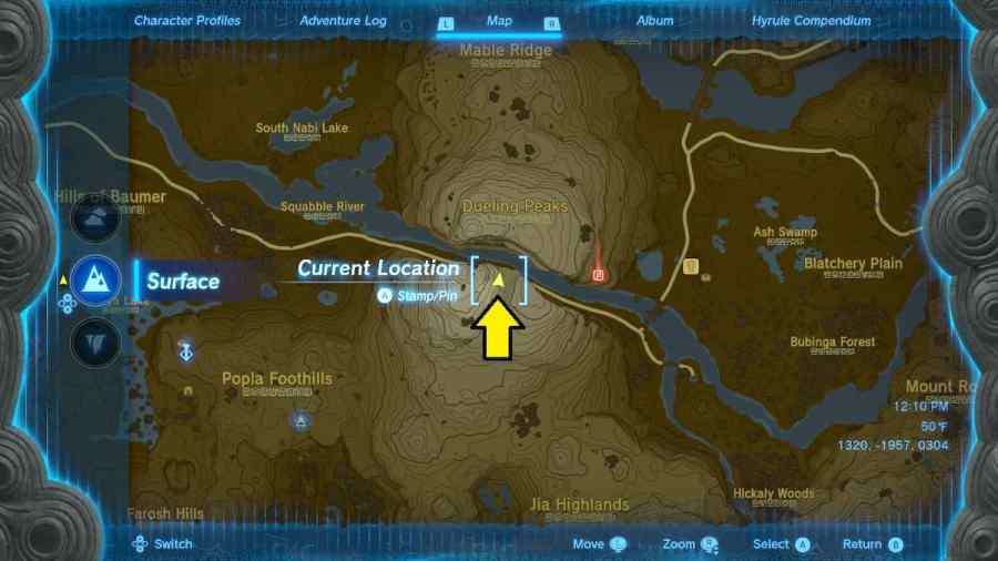 Zelda TotK - How to find and help Penn at Dueling Peaks Stable in Tears ...