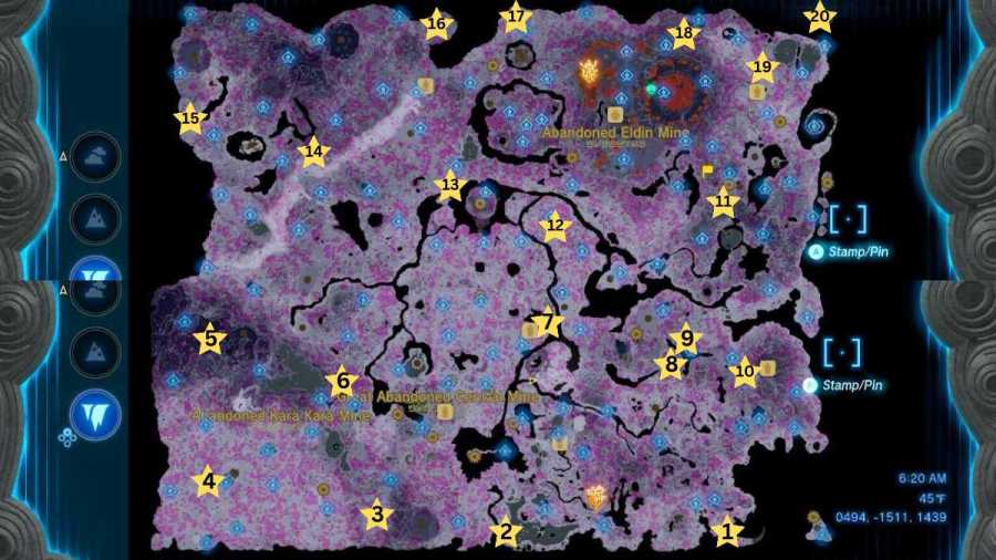 All Flux Construct locations in TotK (Zelda Tears of the Kingdom) | Pro ...