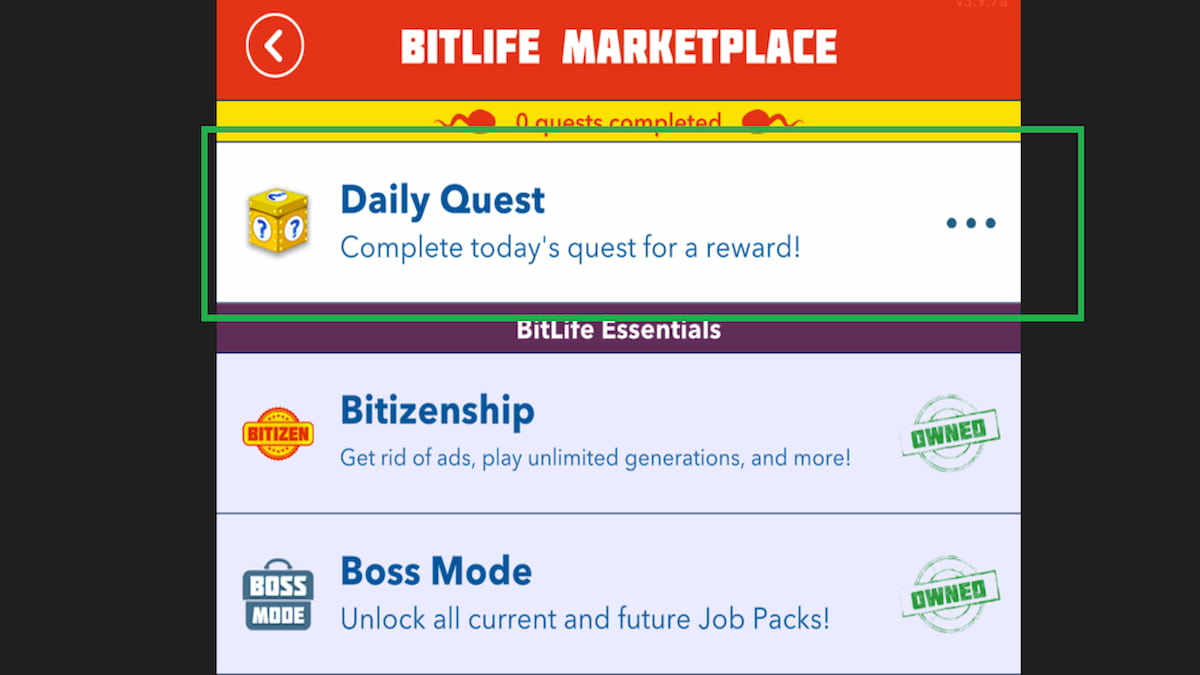Bitlife Daily Quest How To Complete Updated Daily Pro Game Guides