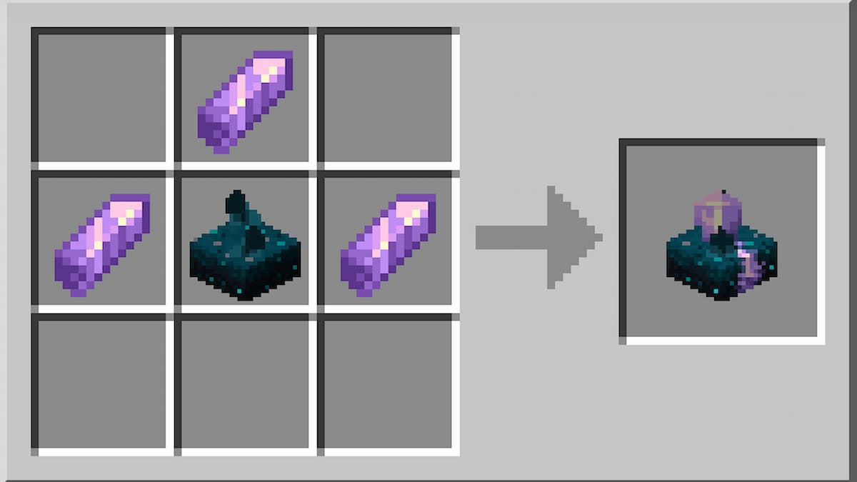 How To Craft A Calibrated Sculk Sensor In Minecraft Pro Game Guides