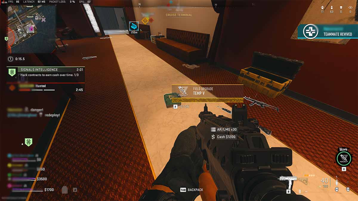 How does the Temp V field upgrade work in Warzone | Pro Game Guides