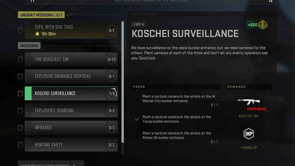 DMZ Koshei Surveillance Mission Guide | Pro Game Guides