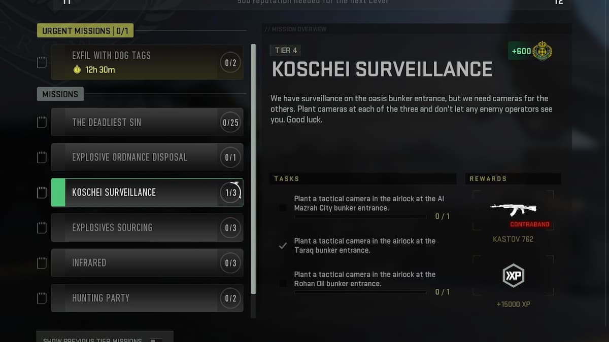 DMZ Koshei Surveillance Mission Guide | Pro Game Guides