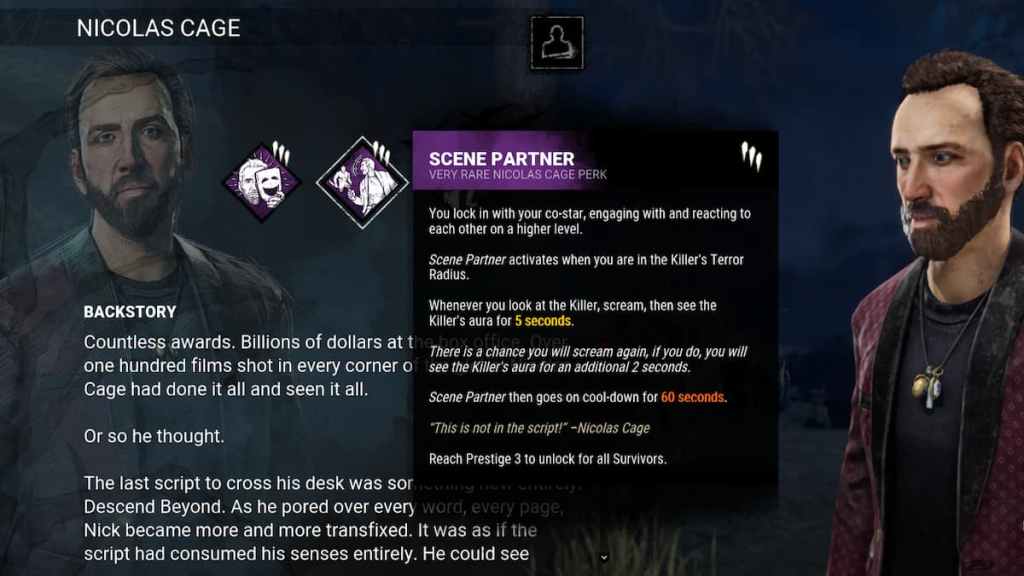 All Nicolas Cage Perks and Abilities in Dead By Daylight | Pro Game Guides