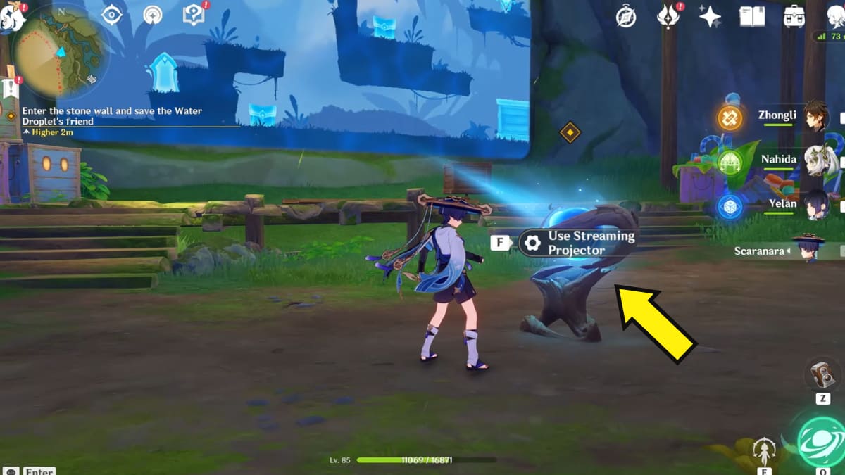 How to Enter the stone wall and save the Water Droplet's friend in ...