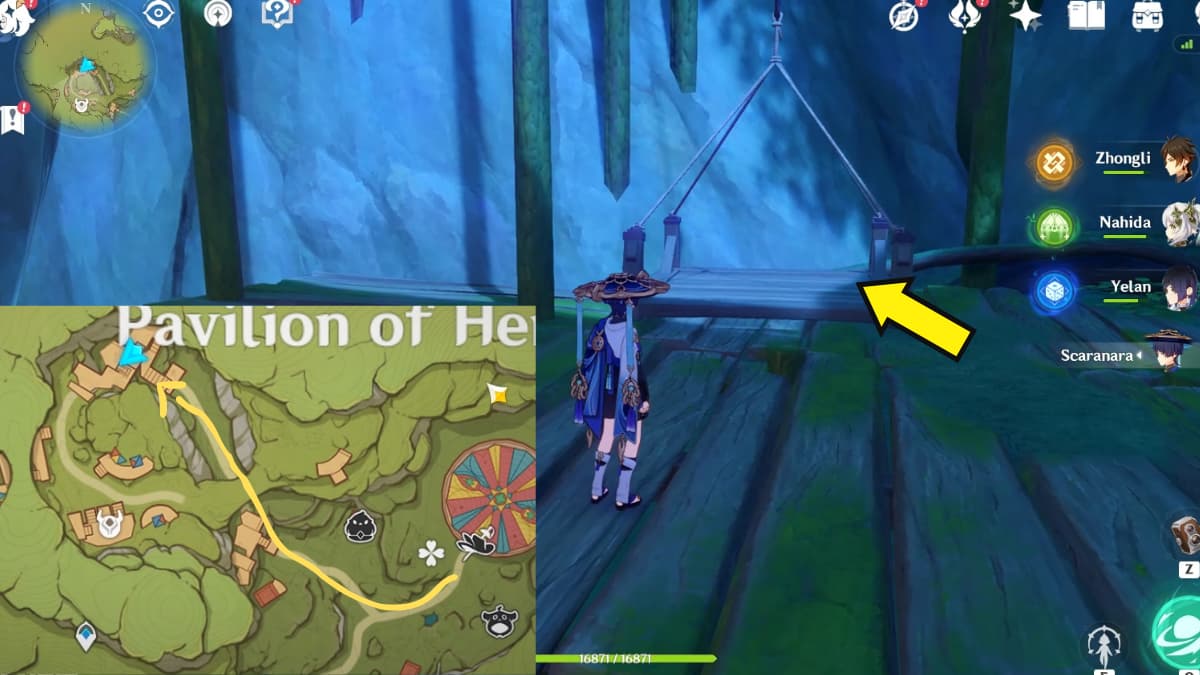 How to unlock the Pavilion of Hermits Luxurious Chest in Genshin Impact | Pro Game Guides