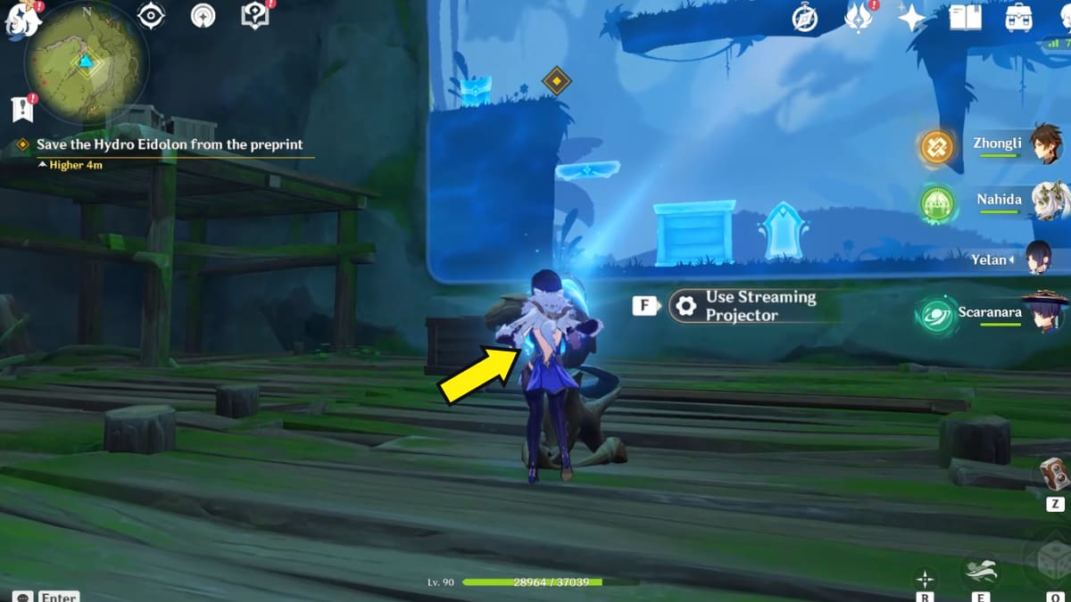 How to Save the Hydro Eidolon from the Preprint in Genshin Impact | Pro ...