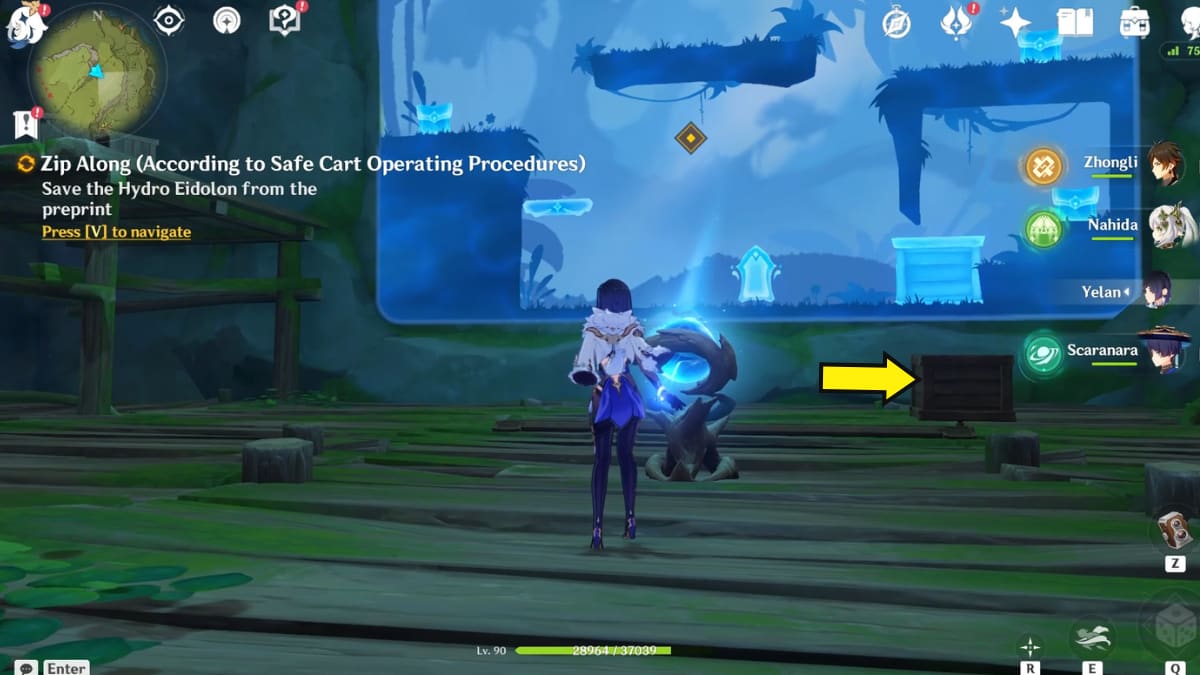 How to Save the Hydro Eidolon from the Preprint in Genshin Impact | Pro ...