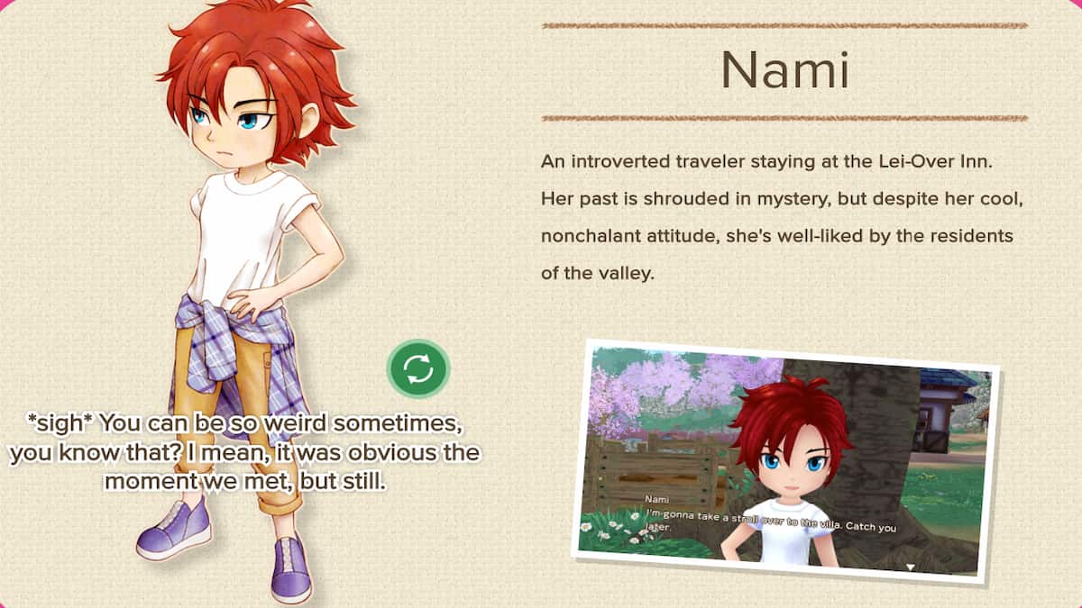 All Nami Heart Events - Story of Seasons A Wonderful Life | Pro Game Guides