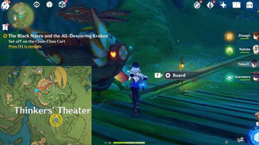 Genshin Impact The Black Nacre and the All-Devouring Kraken World Quest ...