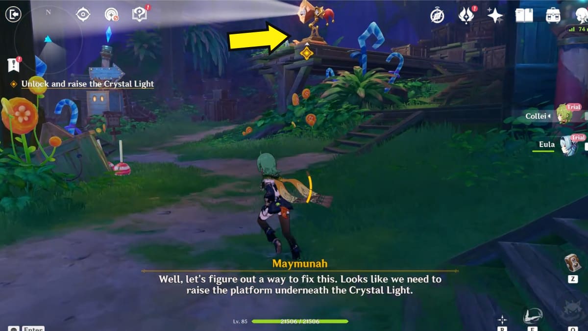 How to Unlock and raise the Crystal Light in Genshin Impact | Pro Game ...