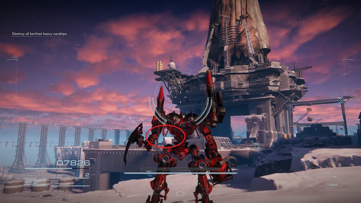 How to get Armored Core 6 Attack the Old Spaceport Combat Log | Pro ...