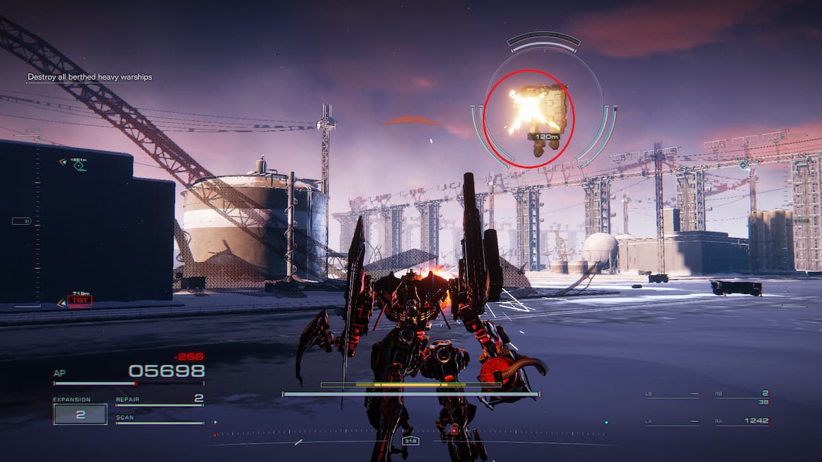 How to get Armored Core 6 Attack the Old Spaceport Combat Log | Pro ...