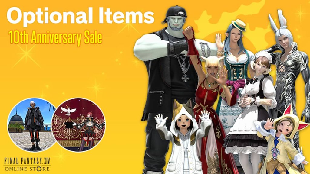 FFXIV has some cash shop favorites on sale to celebrate the game's 10th ...
