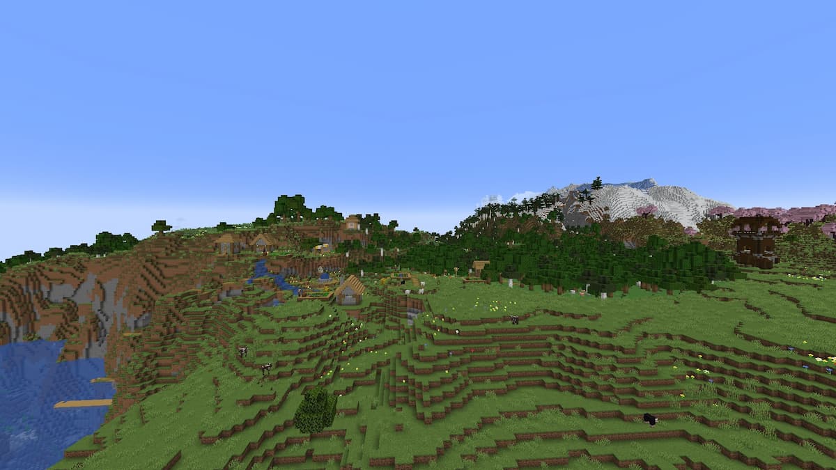 13 Best Minecraft Meadow Mountain Seeds (2024)