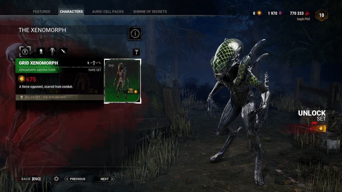 All Xenomorph Skins in Dead by Daylight | Pro Game Guides