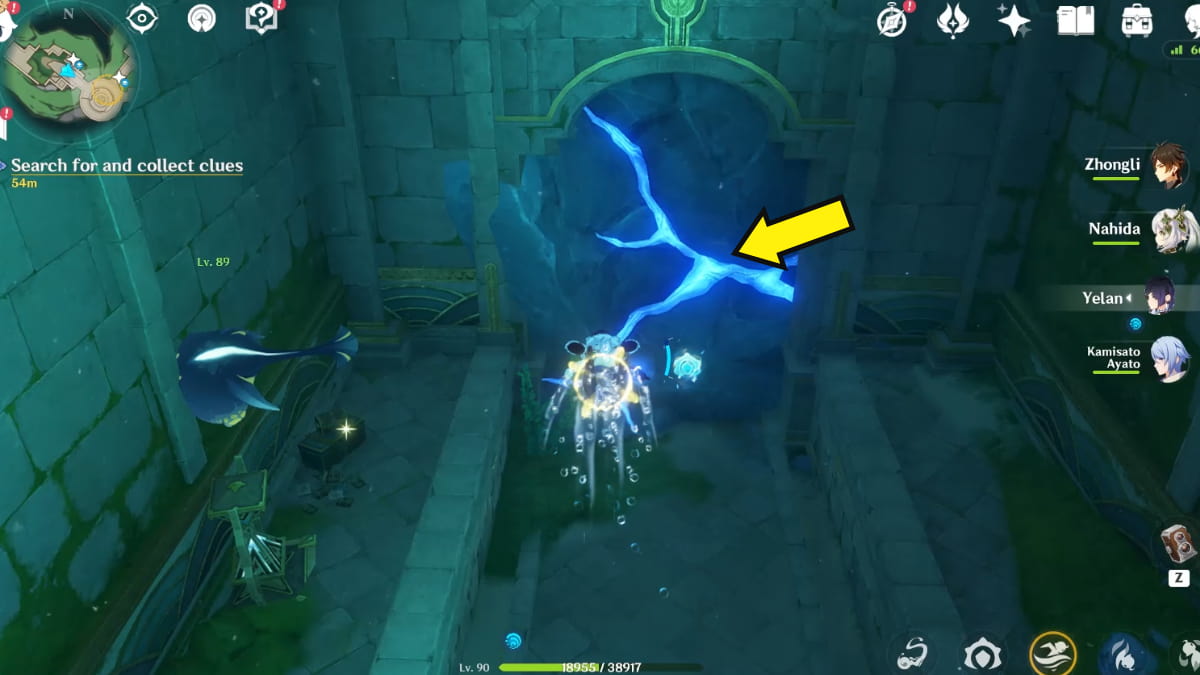 Fontaine Ancient Key Location - Aqueous Tidemarks Genshin Impact Quest ...