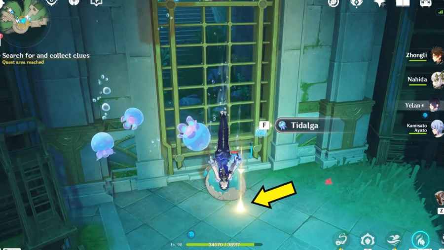 Fontaine Ancient Key Location - Aqueous Tidemarks Genshin Impact Quest ...