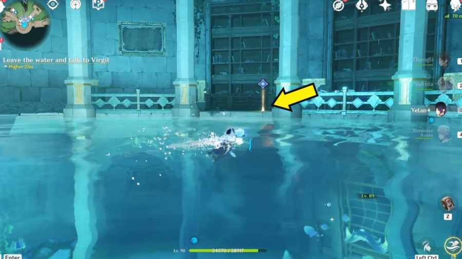 Fontaine Ancient Key Location - Aqueous Tidemarks Genshin Impact Quest ...