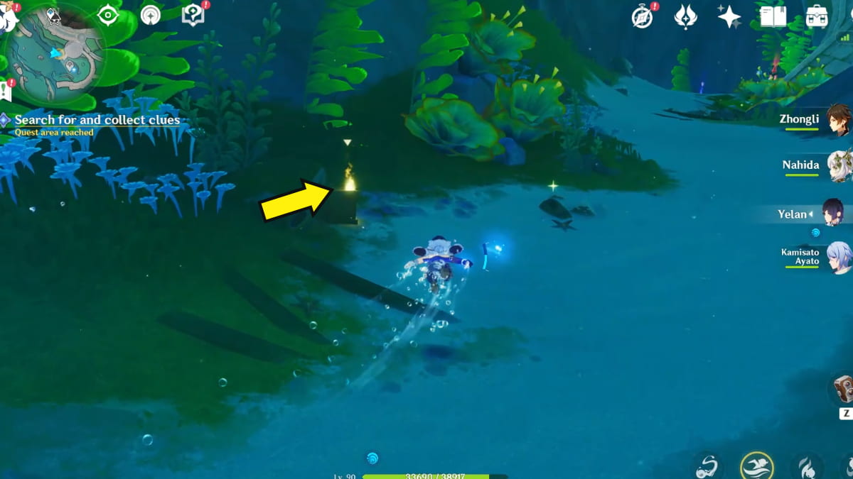 Fontaine Ancient Key Location - Aqueous Tidemarks Genshin Impact Quest ...